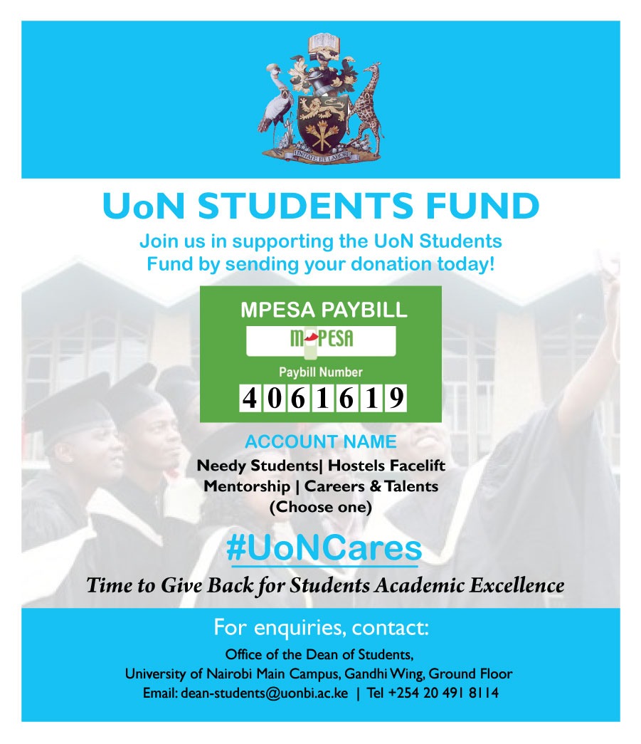 Invitation to Support the UoN Students Fund | Dean of Students Office